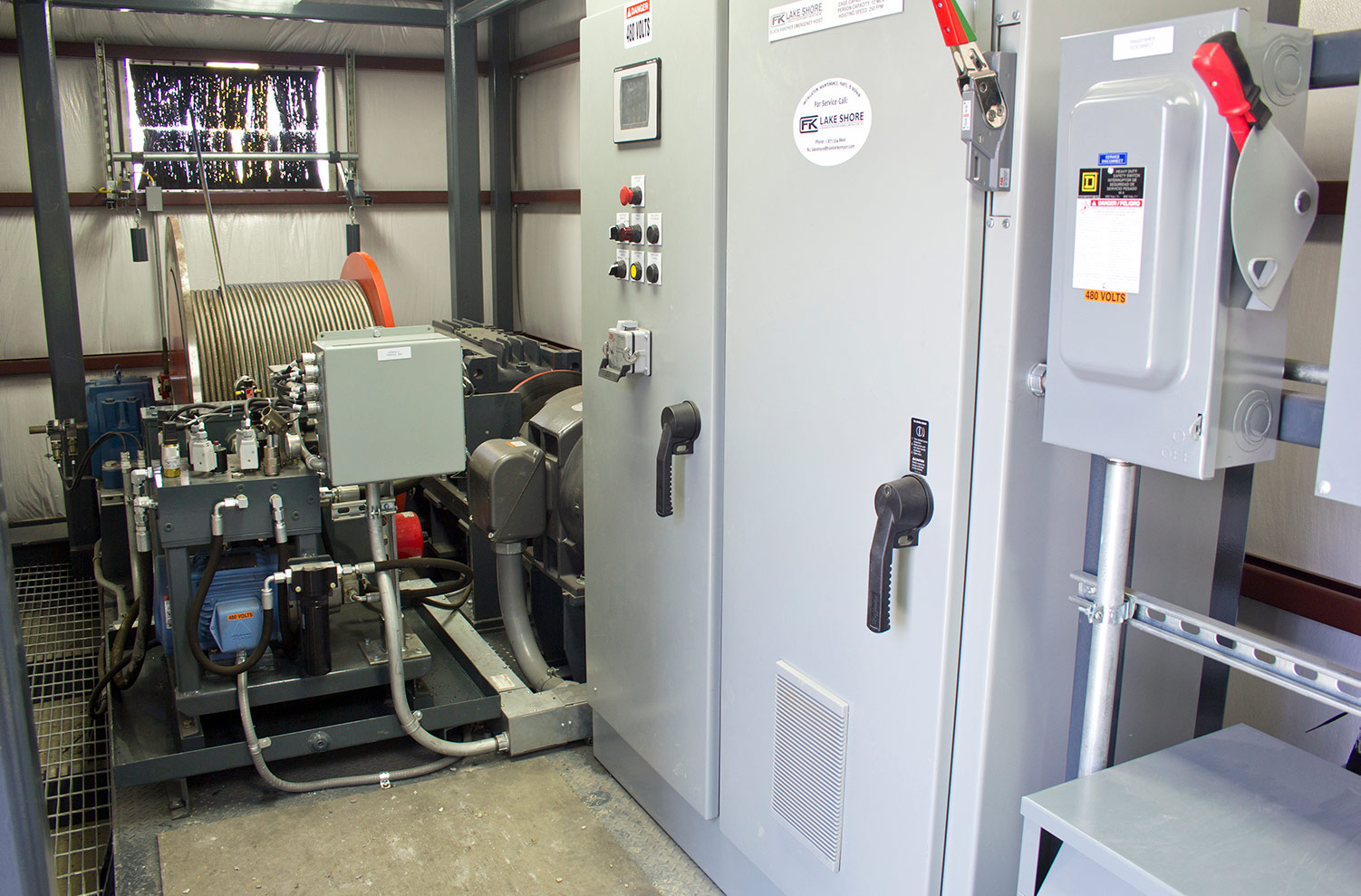 Mine Emergency Escape Hoists - FKC-Lake Shore